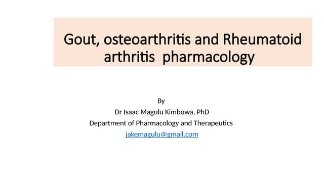 Gout | PPTX