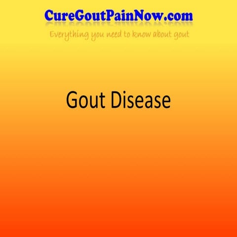 Gout Disease | PDF