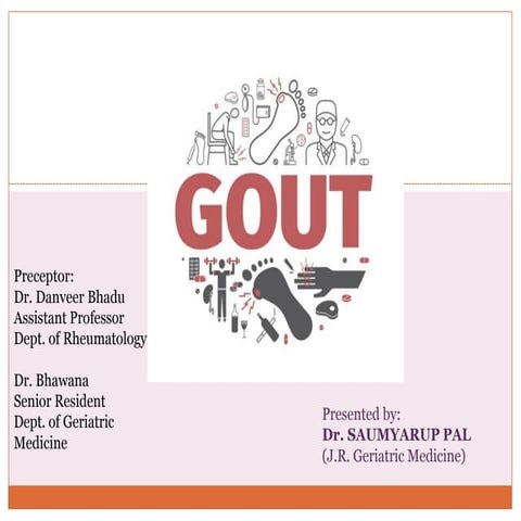 Gout Diagnosis and Management | PPTX