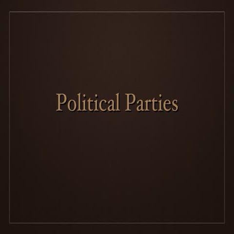 AP Gov Political Parties | PPT