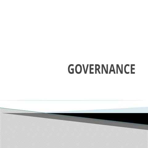 GOVERNANCE Leadership and management.pptx