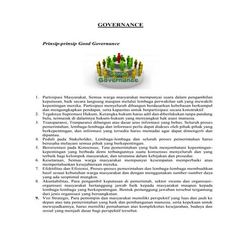 Governance-Manajemen | PDF