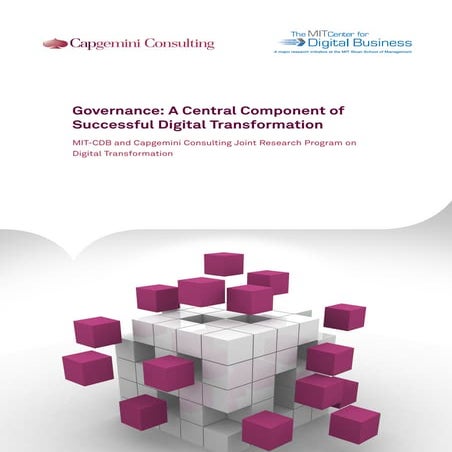 Governance: a central component of successful digital transformation | PDF