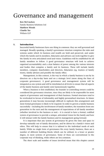 20160618 Family Charter Summary | PDF