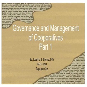 Governance and Mgmt for Co-ops Part - I.pdf