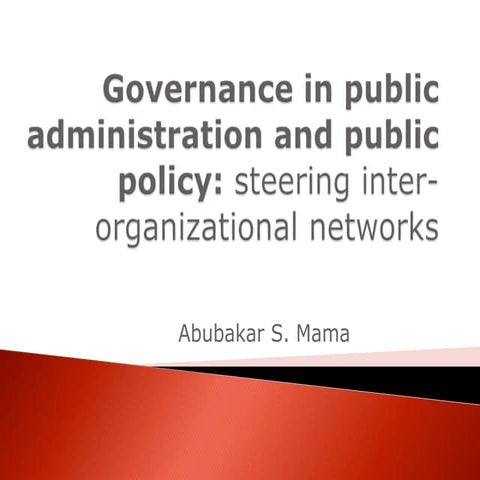 Governance in public administration and public policy | PPTX | Civic ...