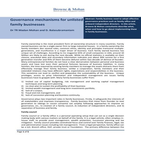 20160618 Family Charter Summary | PDF