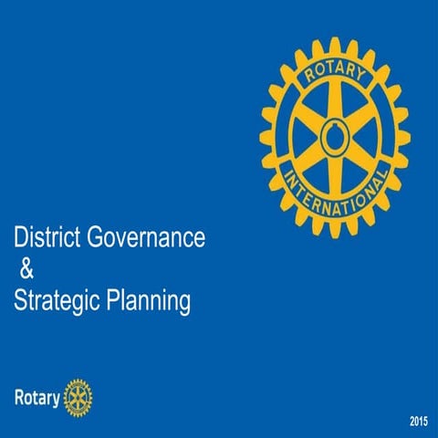 Governance & Strategic planning By PDG Mohamed Delawar | PPTX