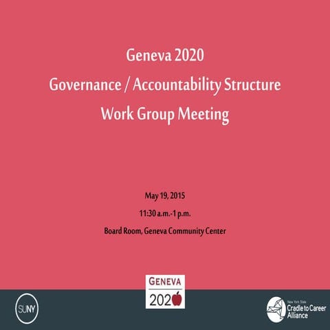 Governance workgroup may 18 2015 | PPT