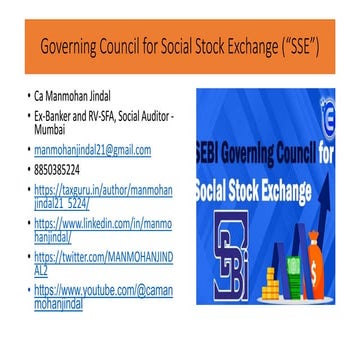 Governing Council for Social Stock Exchange (“SSE”).pptx