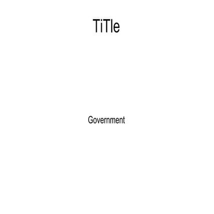 Presidential system | PPT