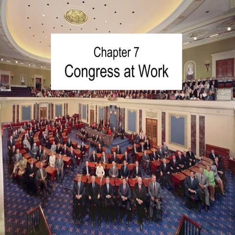 Government ch. 7 - congress at work | PPT