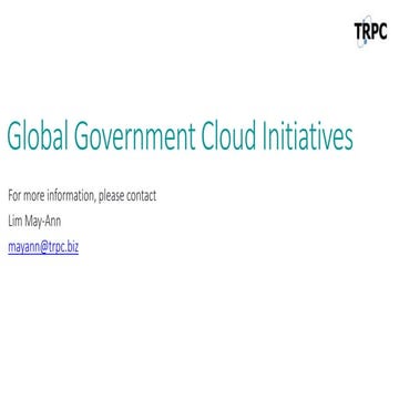 Government Cloud Computing 2015 Pptx