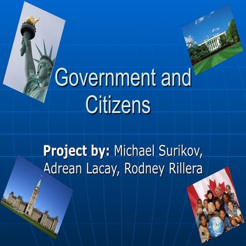 Government and citizens | PPT