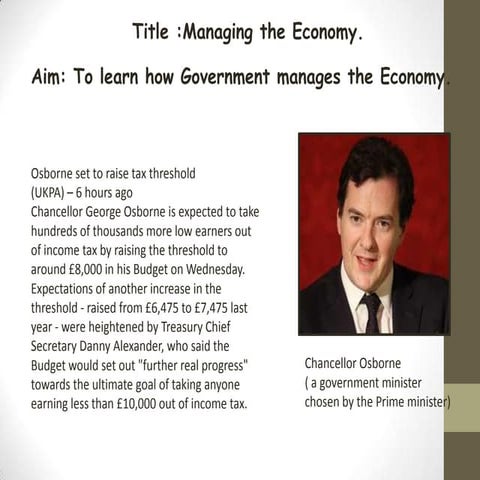Government and Economy | PPT