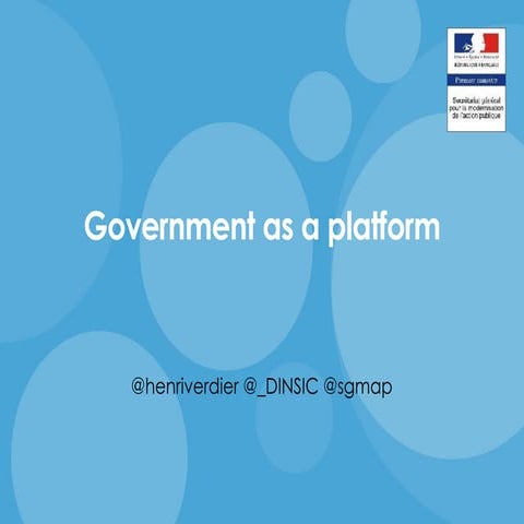 Government as a platform | PDF