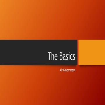 Government Basics | PPT
