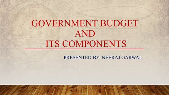 Govt Budget & the Economy class 12 .pptx