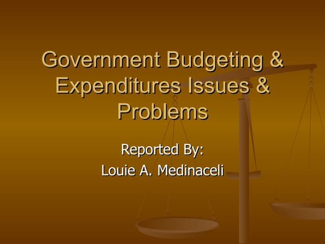 Budget execution | PPTX