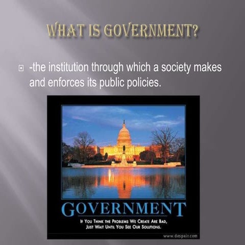 Government chapter 1 powerpoint | PPTX
