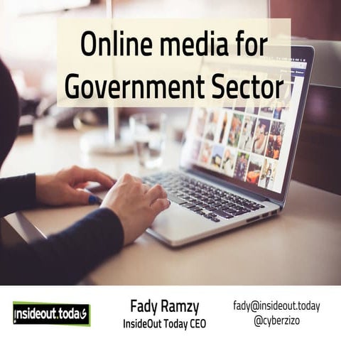 Online Media for Government Sector | PPT
