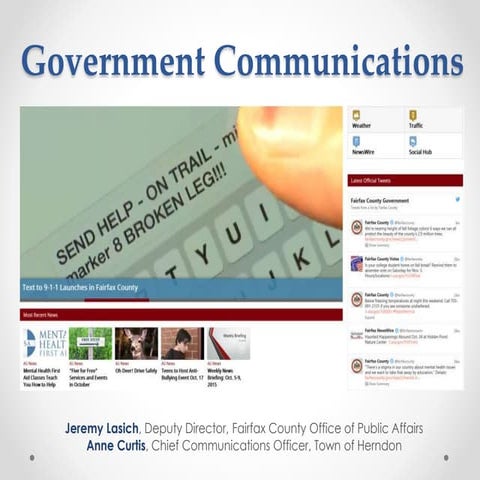 Government communications (george mason university) | PPTX | Social ...