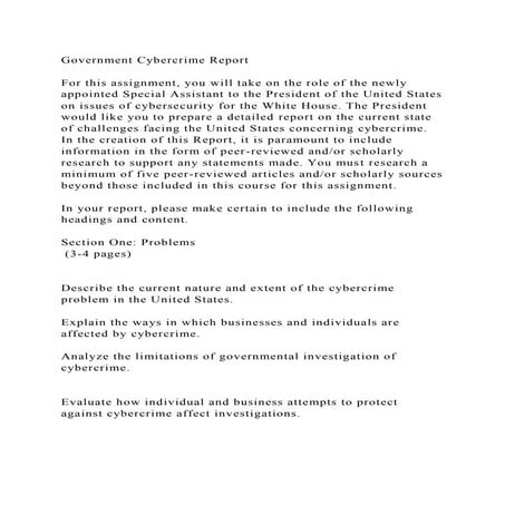 Government Cybercrime ReportFor this assignment, you will take o.docx