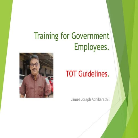 Government employees TOT.pptx | Resume Writing and Advice | Job Search