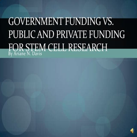 Government funding | PPTX
