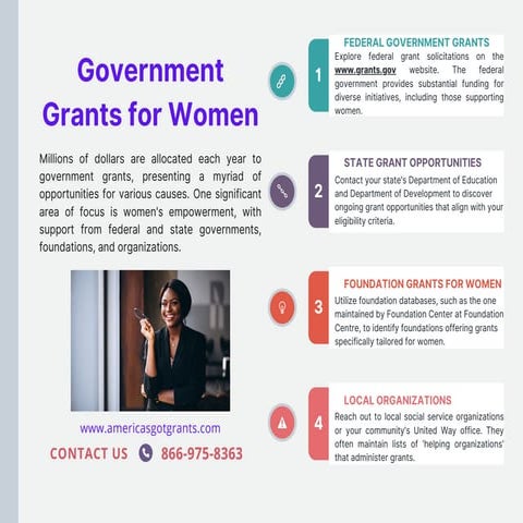 Government GrantGovernment Grants For Women - America's Got Grantsas For Women | PDF