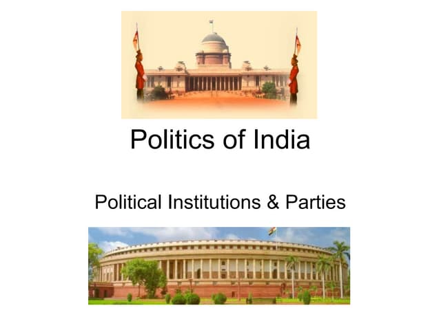 Indian Parliamentary system | PDF