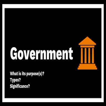 Government Lesson | PPTX