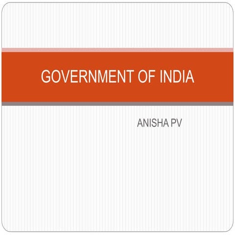 Government of india | PPTX