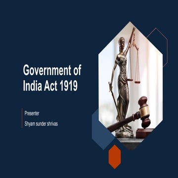 Government of India Act 1919 shyam sunder.pptx