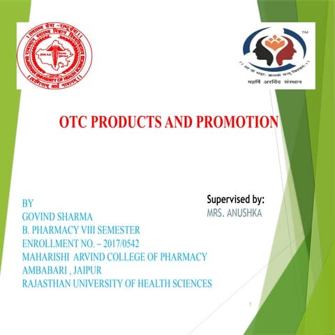 GOVIND pharmaceutical otc product PPTX.pptx