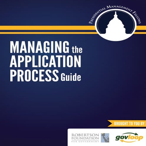 PMF Guide: Managing the Application Process | PDF | Business | Business and Finance