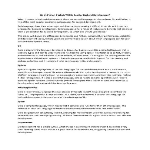 Go Vs Python.pdf