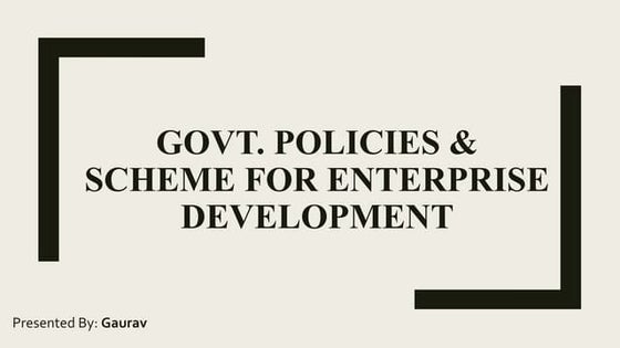 Entrepreneurship Development Programme (EDP) | PPT