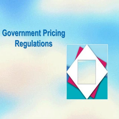 Price ceilings & price floors | PPTX