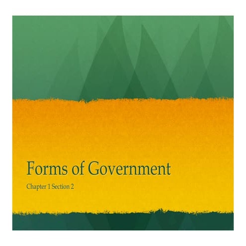 Govt Ch 1 2 | PDF