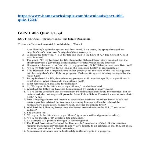 GOVT 406 Quiz 1,2,3,4 Liberty Homeworksimple.docx