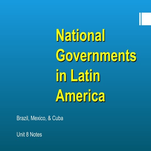 Latin American Governments | PPTX