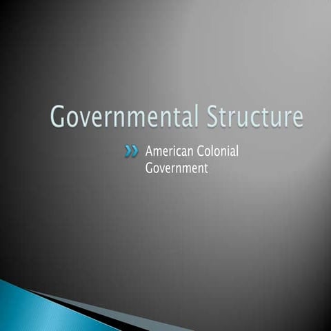 Government: American Colonial Government | PPT