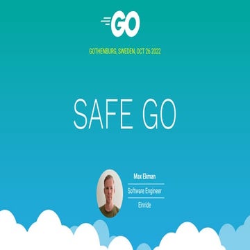 Safe Go - 2022-10-26 - Go West | PPT