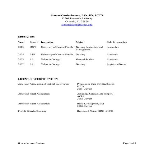 Curriculum Vitae | DOCX