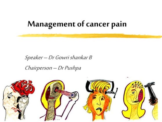 Pain management in cancer patients | PPT