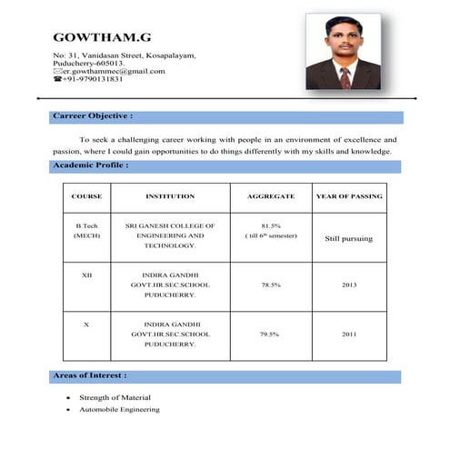 Gowtham-resume | PDF