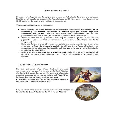 Francisco de Goya | PPT