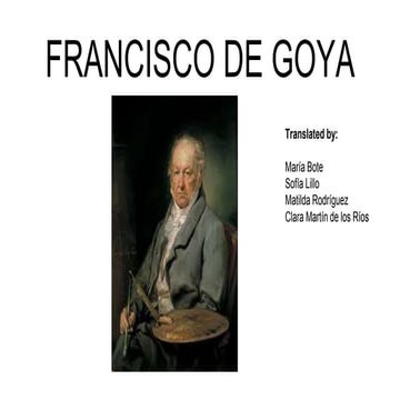 Goya English | PPTX