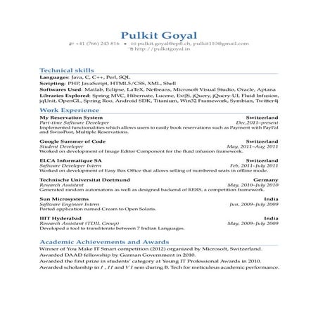 Goyal_cv | PDF